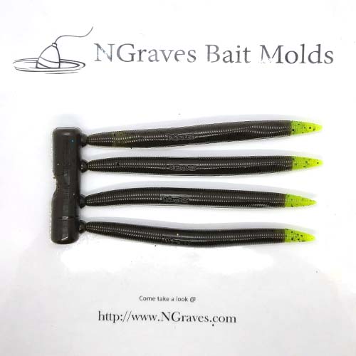 5 Inch Stick-O Worm - NGraves Bait Molds NGraves Bait Molds
