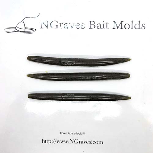 5 Inch Stick-O Worm - NGraves Bait Molds NGraves Bait Molds