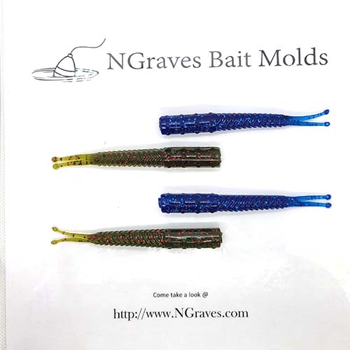 Astro Ned Mold - 4 Cavities - NGraves Bait Molds NGraves Bait Molds