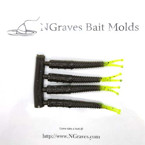 Astro Ned Mold - 4 Cavities - NGraves Bait Molds NGraves Bait Molds