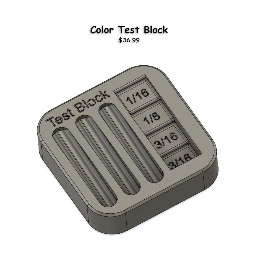 Test Block - NGraves Bait Molds NGraves Bait Molds